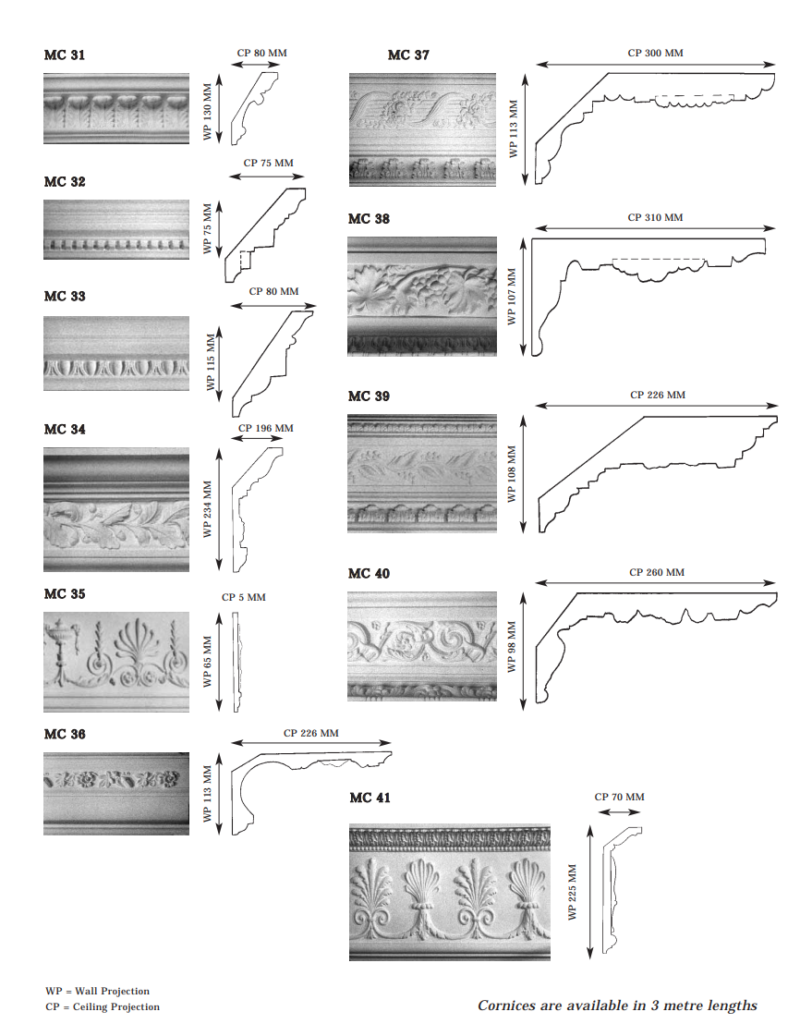 Cornice & Cove - Modillion | Plaster Mouldings